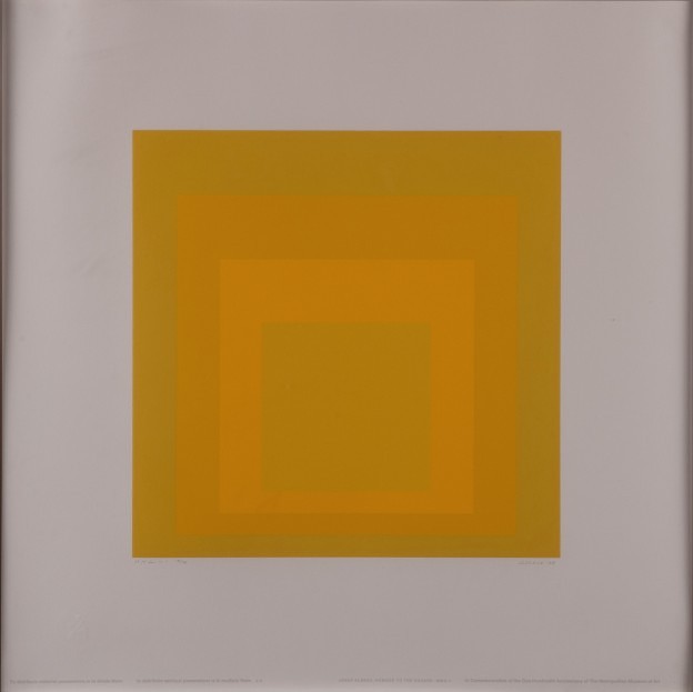 Homage to the Square (Yellow) | Brenau Galleries