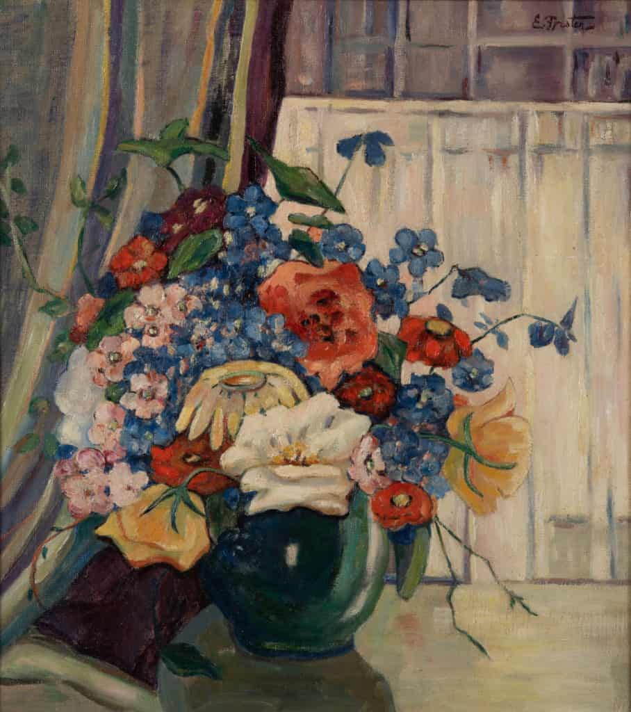 Ethel Elizabeth Foster (American, 1873 – 1968), “Mixed Bouquet”, n.d ...